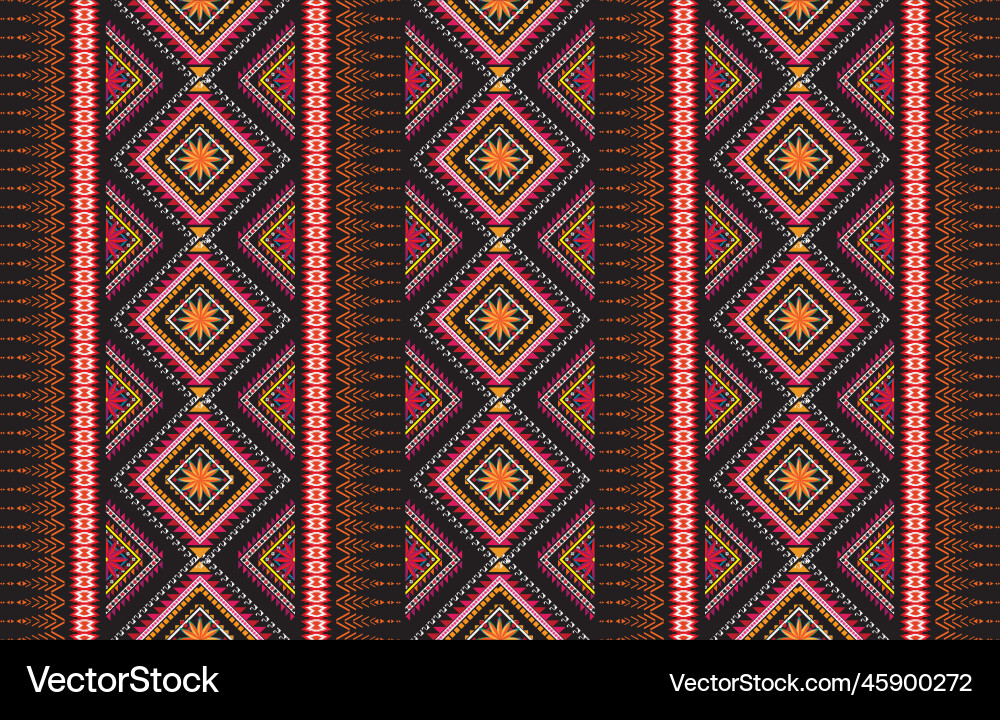 Gypsy pattern tribal ethnic motifs geometric Vector Image