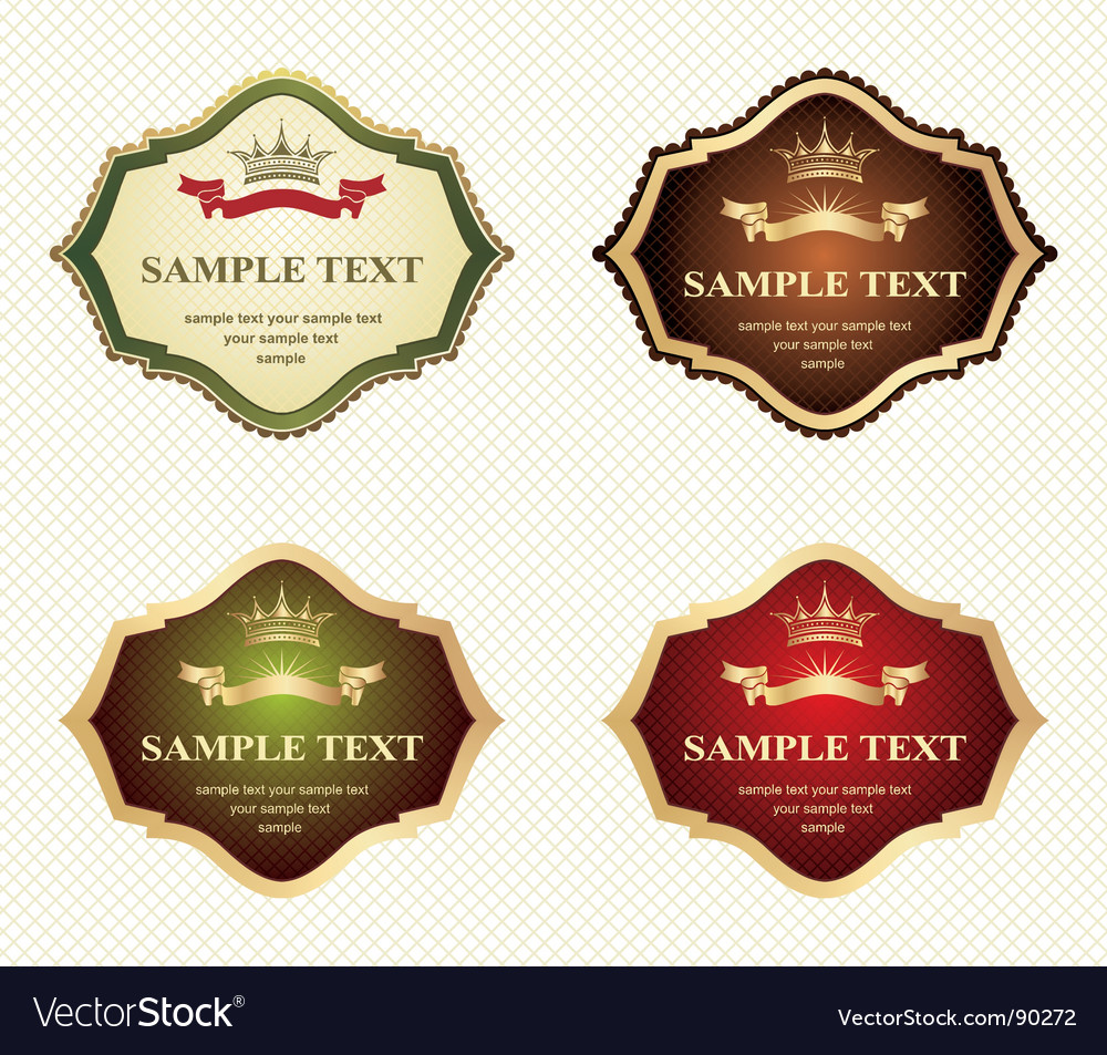 Label Royalty Free Vector Image - VectorStock