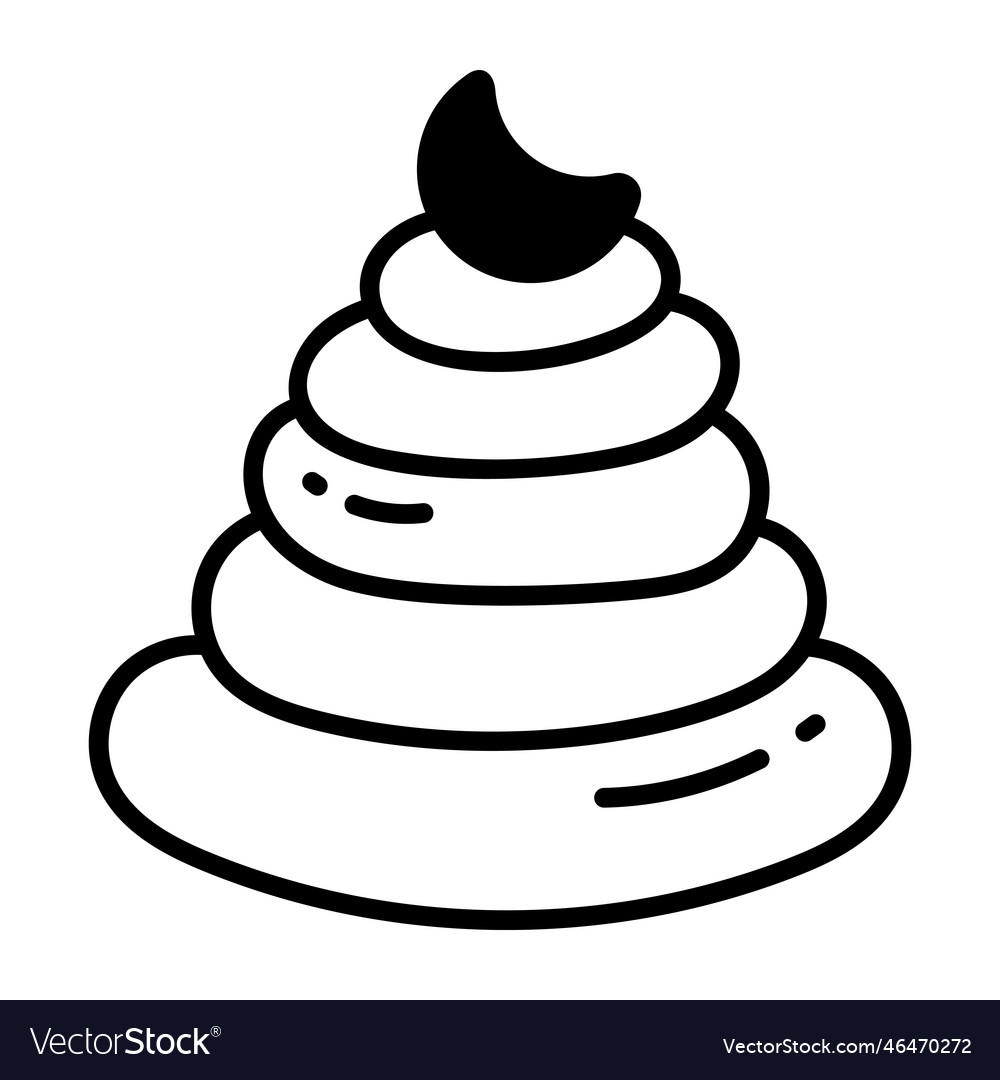 Rings stack Royalty Free Vector Image - VectorStock