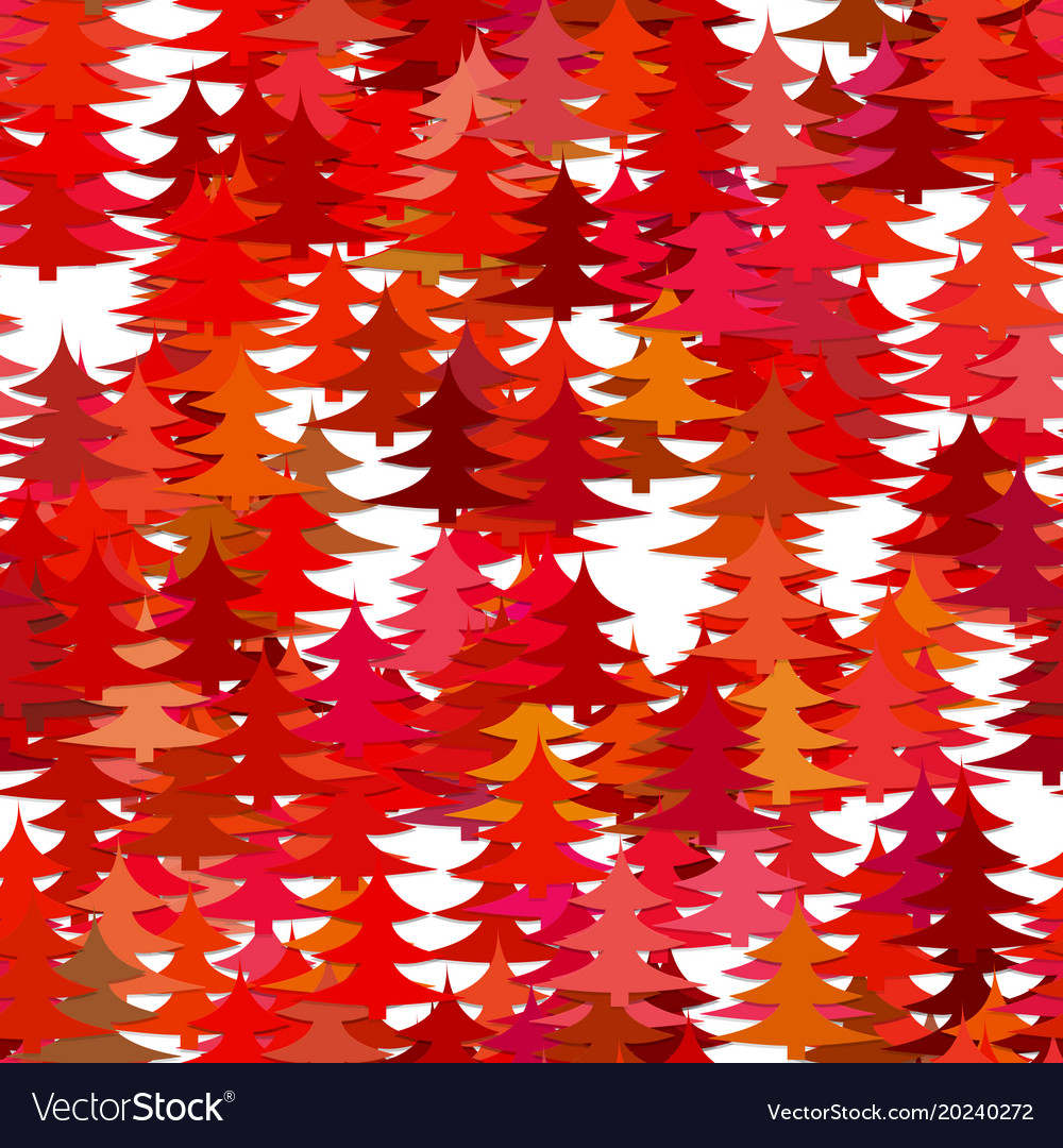 Seamless abstract random pine tree pattern Vector Image Seamless abstract random pine tree pattern Vector Image