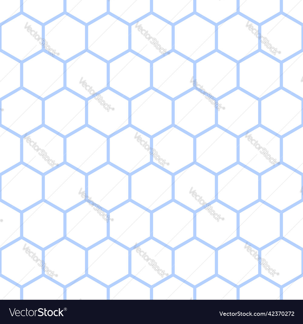 Seamless hexagons pattern Royalty Free Vector Image