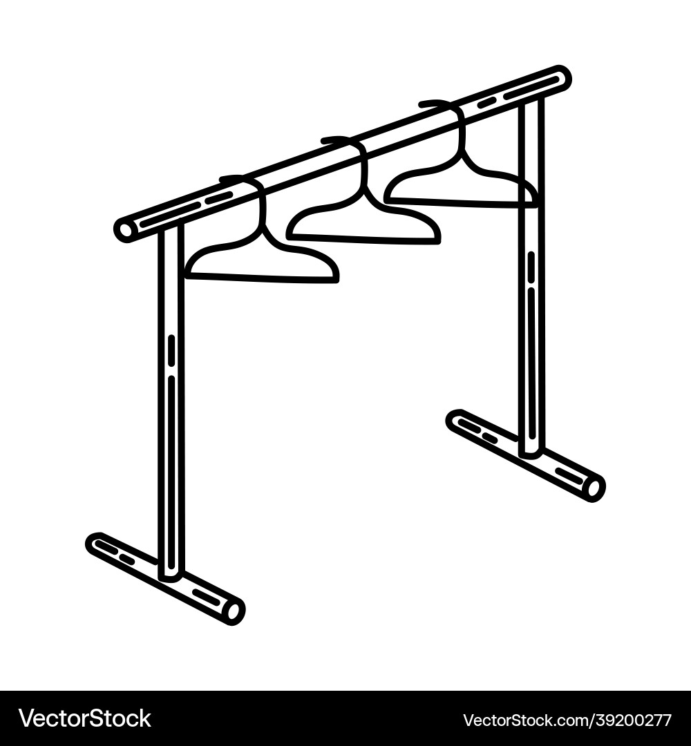 Check room set icon doodle hand drawn or outline Vector Image