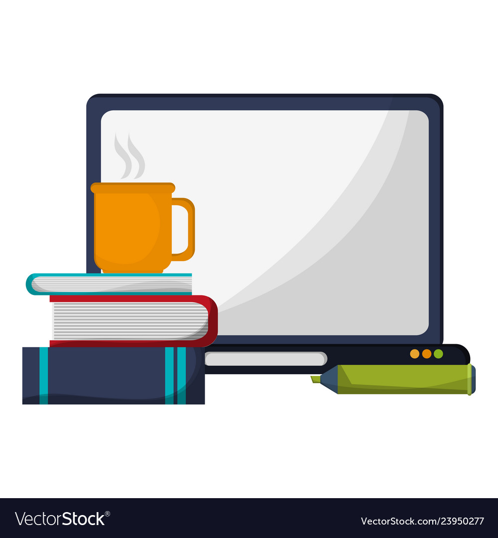 Elearning education concept Royalty Free Vector Image