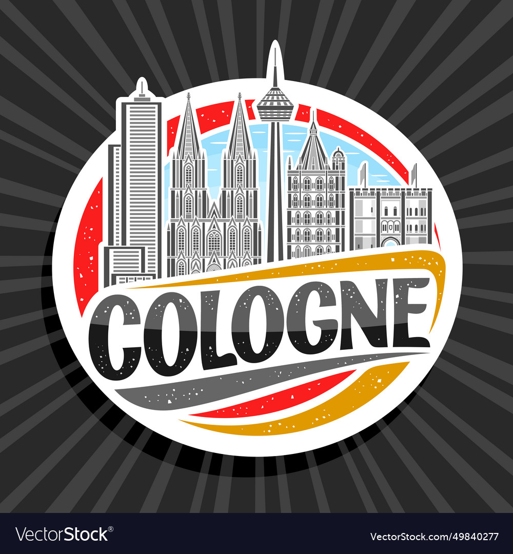 Logo for cologne Royalty Free Vector Image - VectorStock