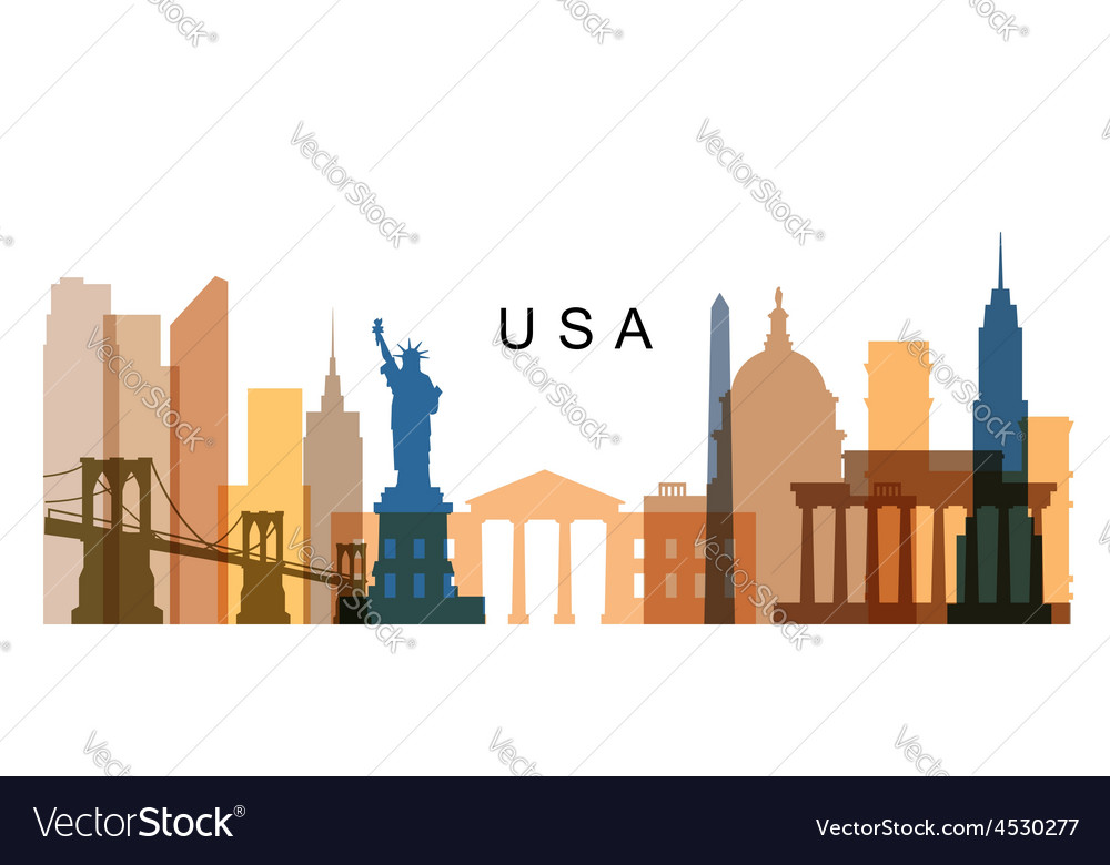 Usa Royalty Free Vector Image - VectorStock