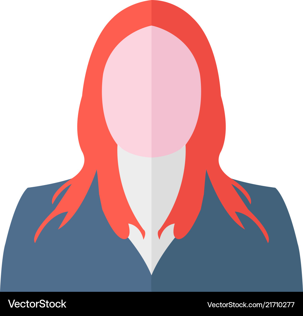 Woman avatar professional icon Royalty Free Vector Image