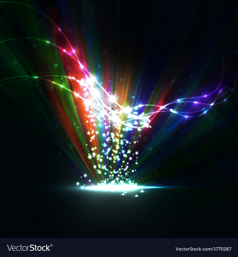 Abstract eps10 creative dynamic element light Vector Image