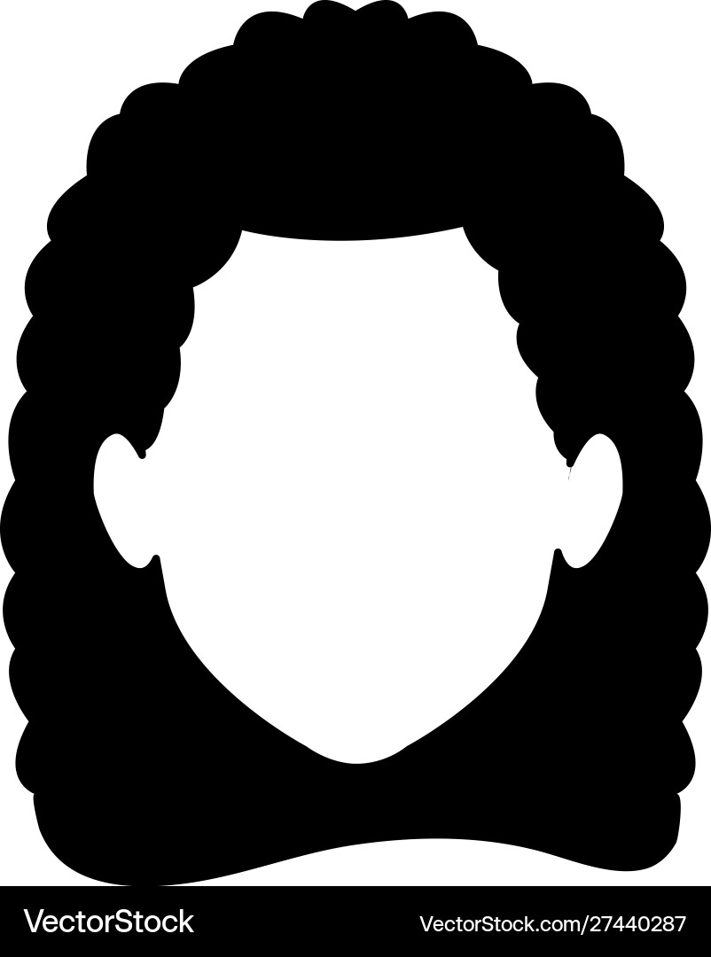 Avatar woman face icon flat design Royalty Free Vector Image