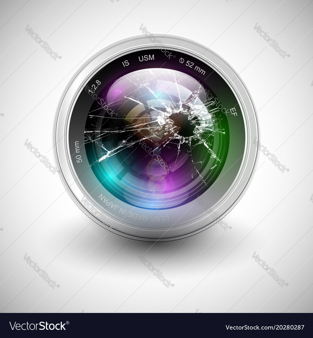 Broken camera icon Royalty Free Vector Image - VectorStock