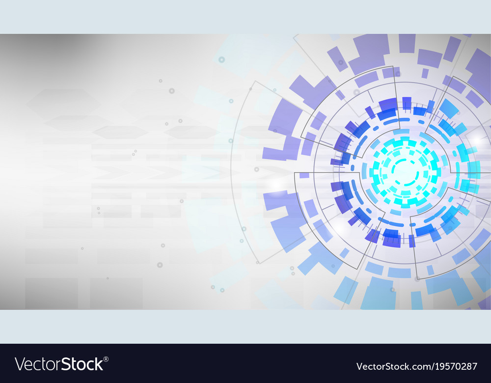 Future technology concept abstract background Vector Image
