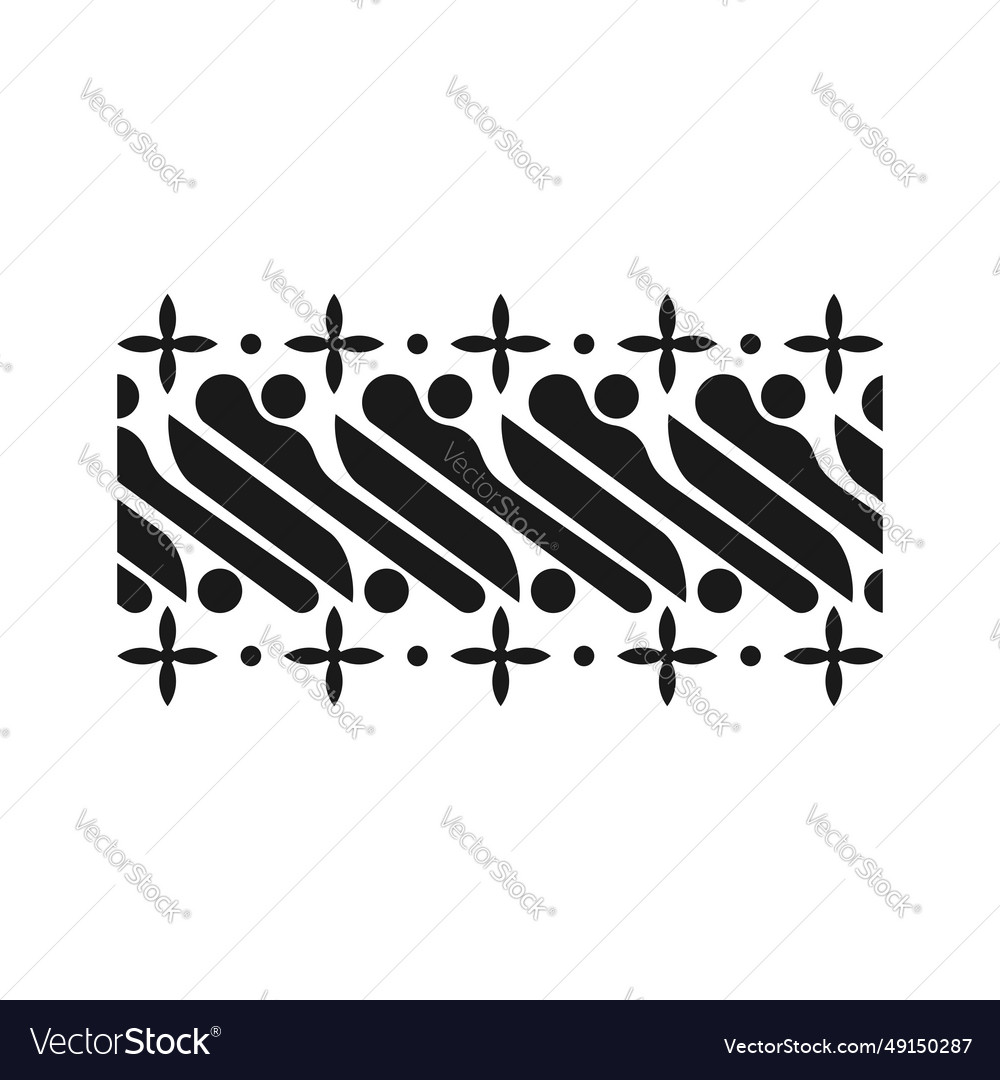 Indonesian java batik heritage element design Vector Image