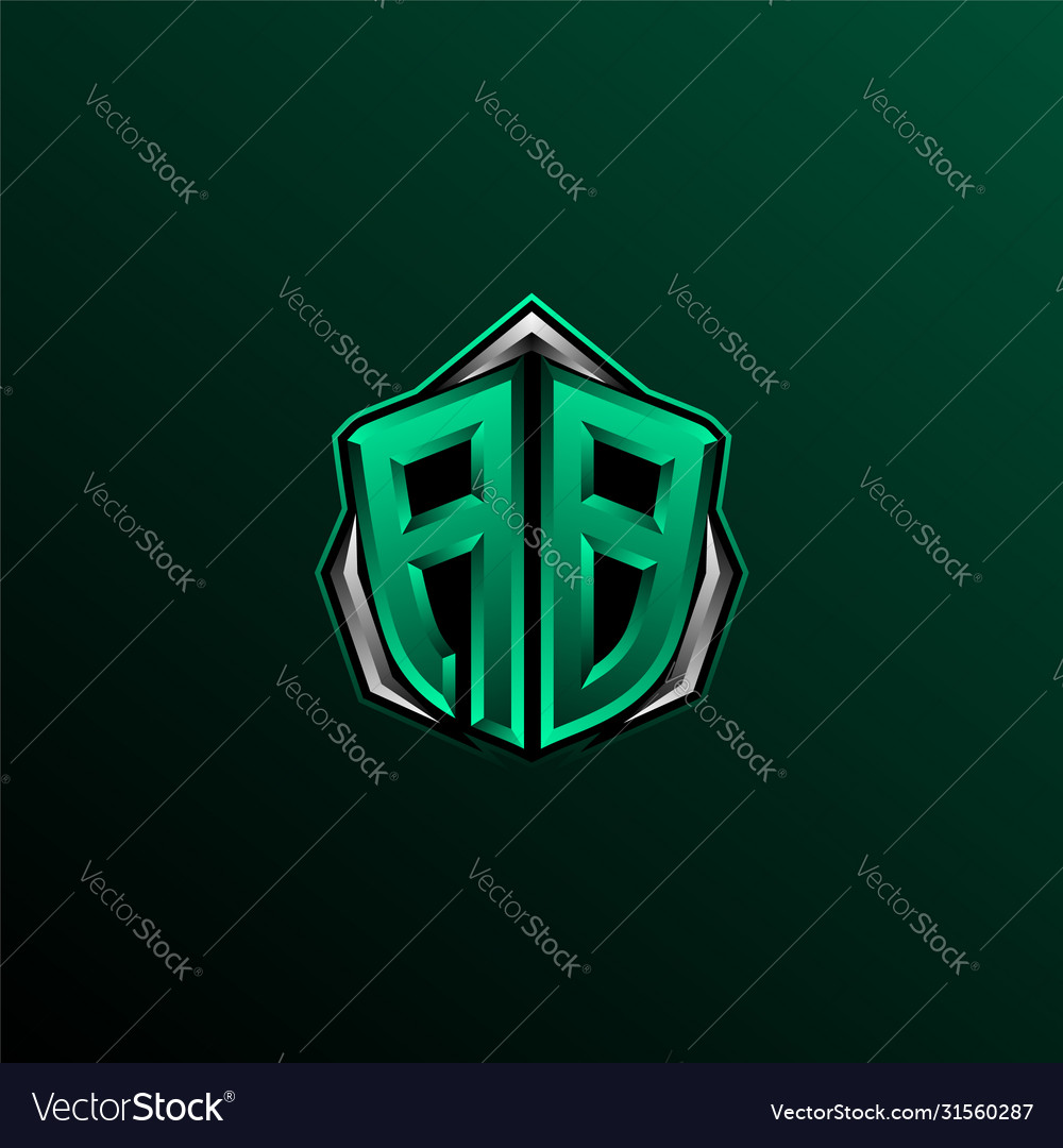 Initial ab logo design Royalty Free Vector Image