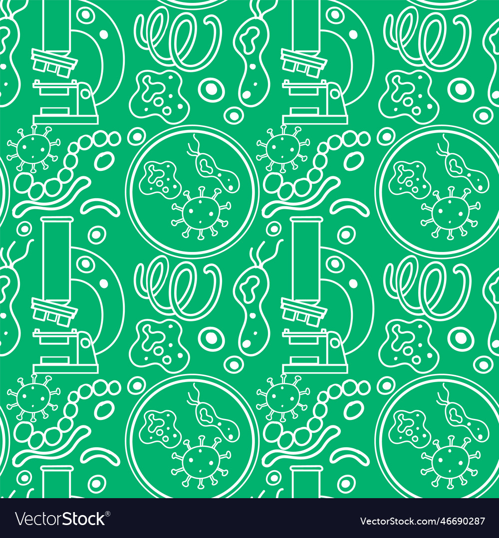 Science objects and icons seamless pattern Vector Image
