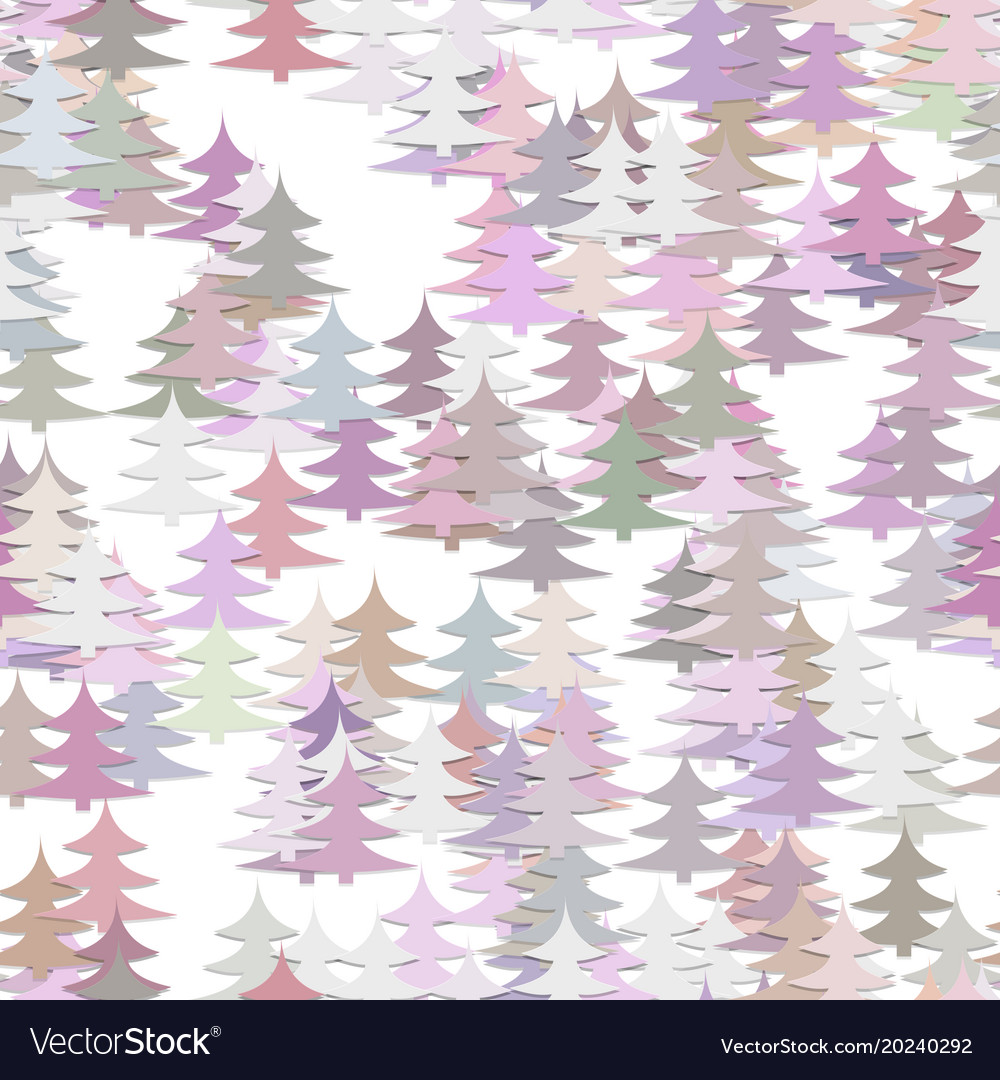 Abstract random pine tree pattern background Vector Image Abstract random pine tree pattern background Vector Image