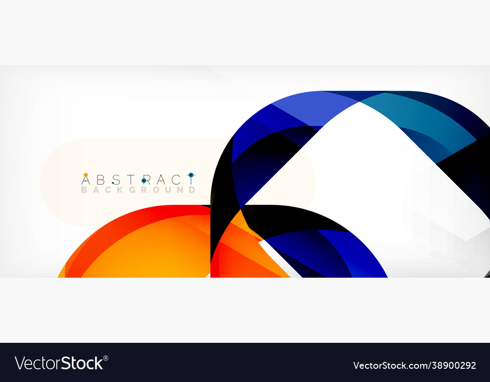 Abstract square shape with overlapping waves Vector Image