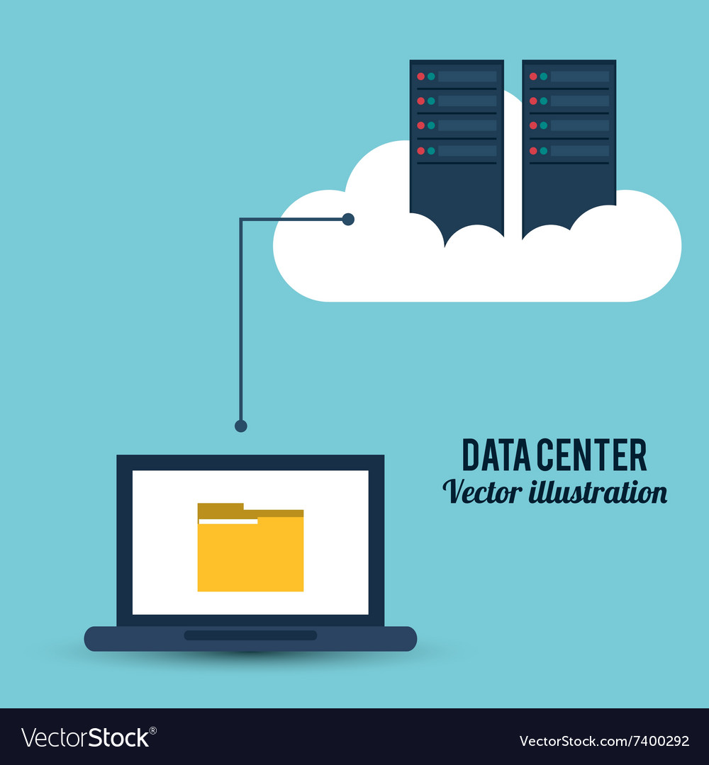Data center design Royalty Free Vector Image - VectorStock