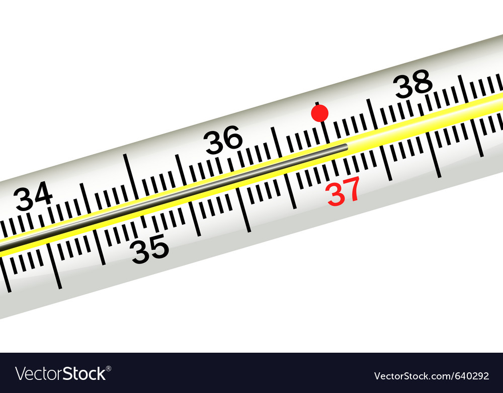 High temperature Royalty Free Vector Image - VectorStock