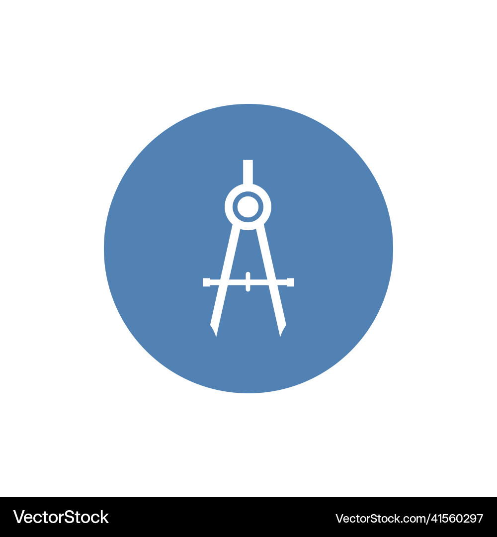 Compass icon in trendy flat style isolated Vector Image