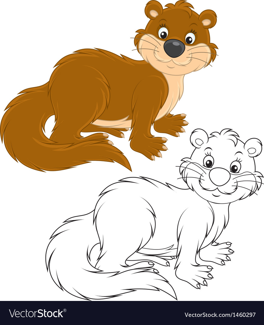 Otter Royalty Free Vector Image - VectorStock