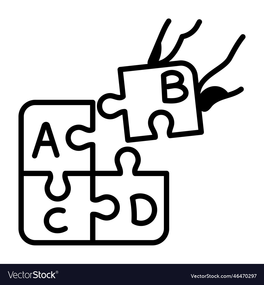 Puzzle Royalty Free Vector Image - VectorStock