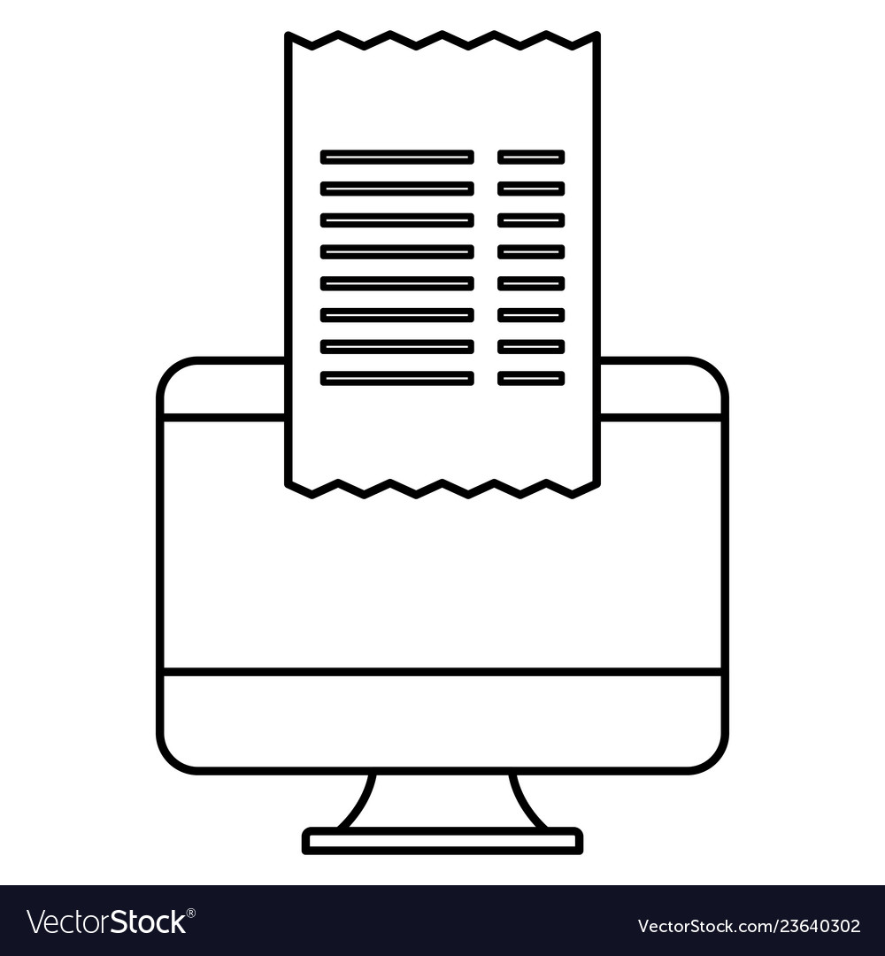 Computer device design Royalty Free Vector Image