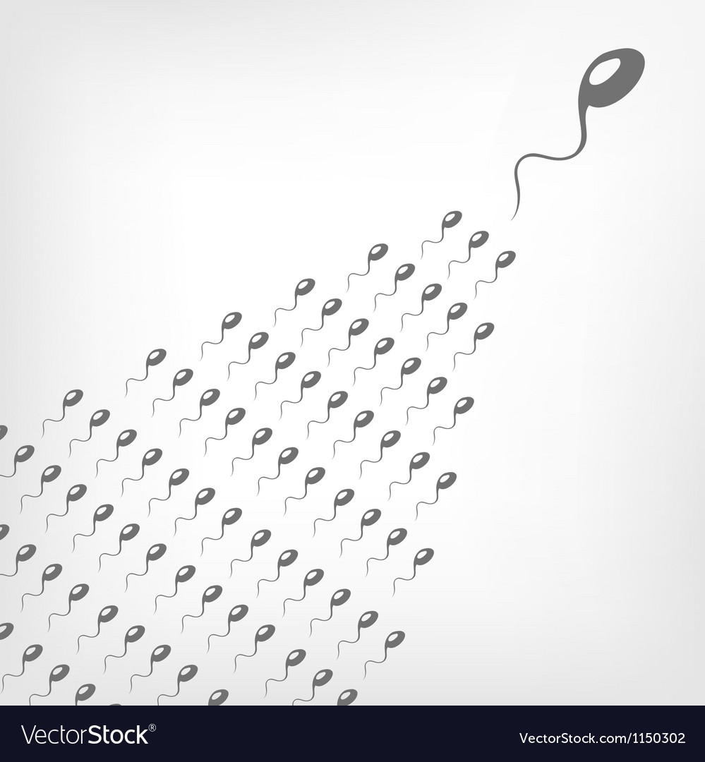 Sperm concept Royalty Free Vector Image - VectorStock