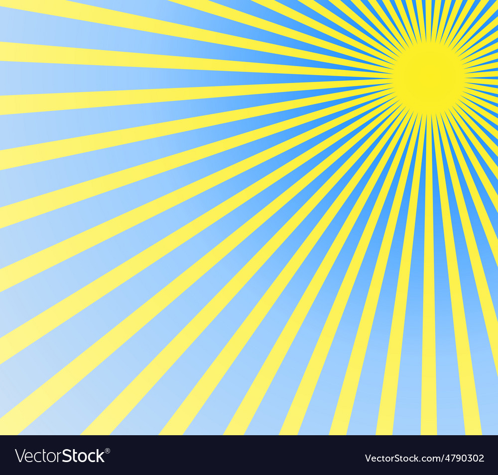 Summer sun Royalty Free Vector Image - VectorStock