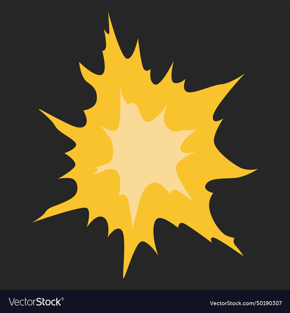 Explosion animation effect for game burst Vector Image