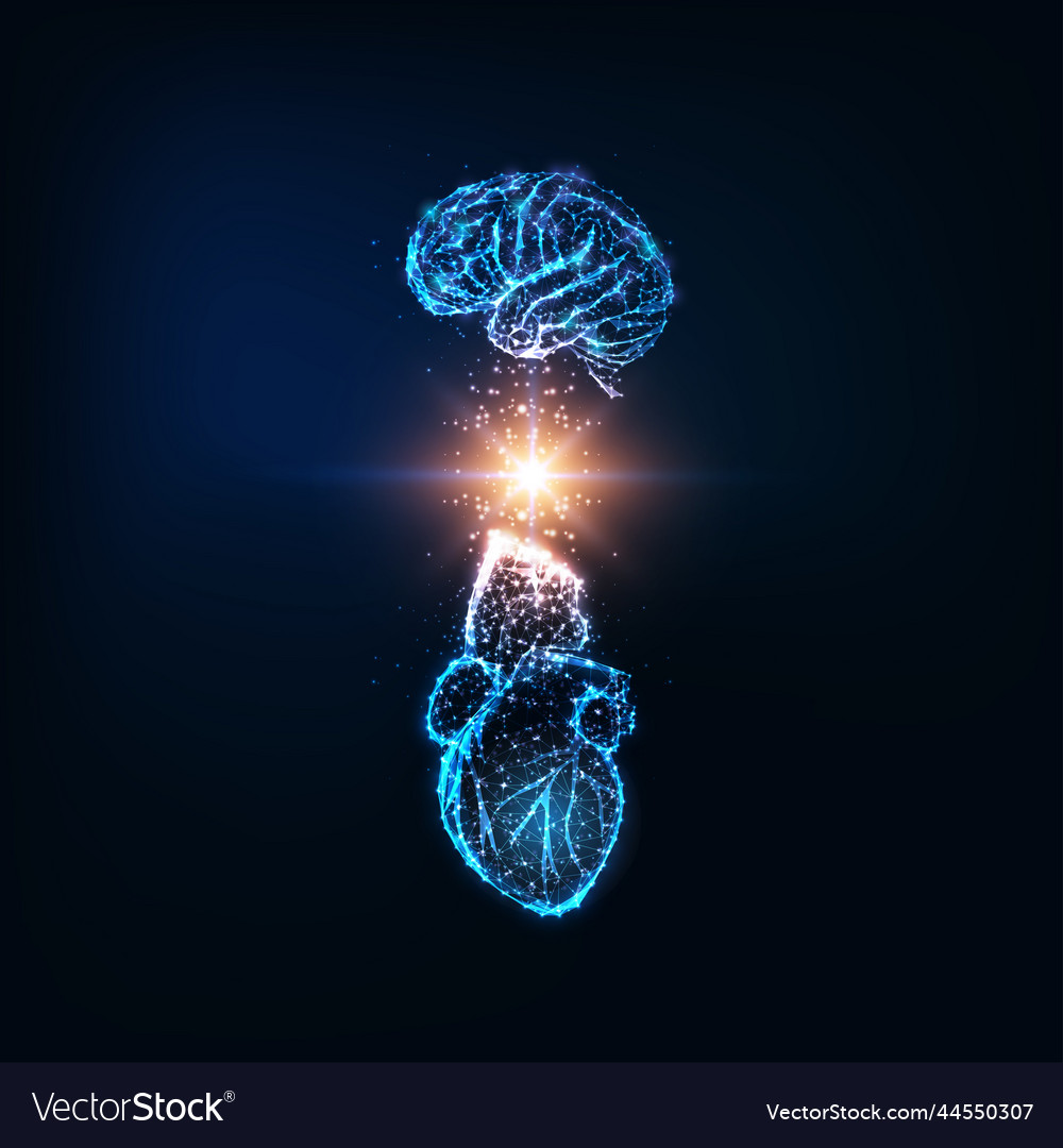 Futuristic emotional intelligence concept Vector Image Futuristic emotional intelligence concept Vector Image
