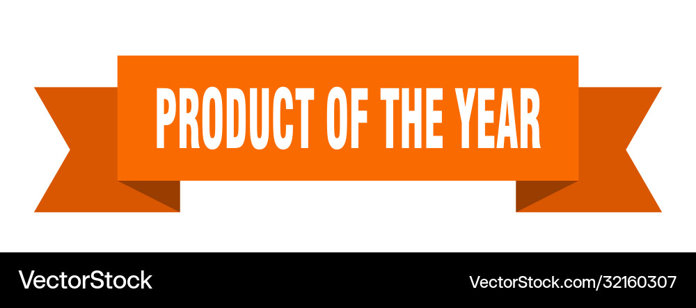 Product year ribbon year Royalty Free Vector Image