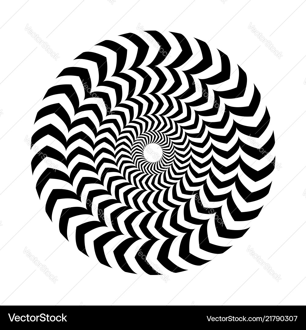 Rings nested one into other Royalty Free Vector Image