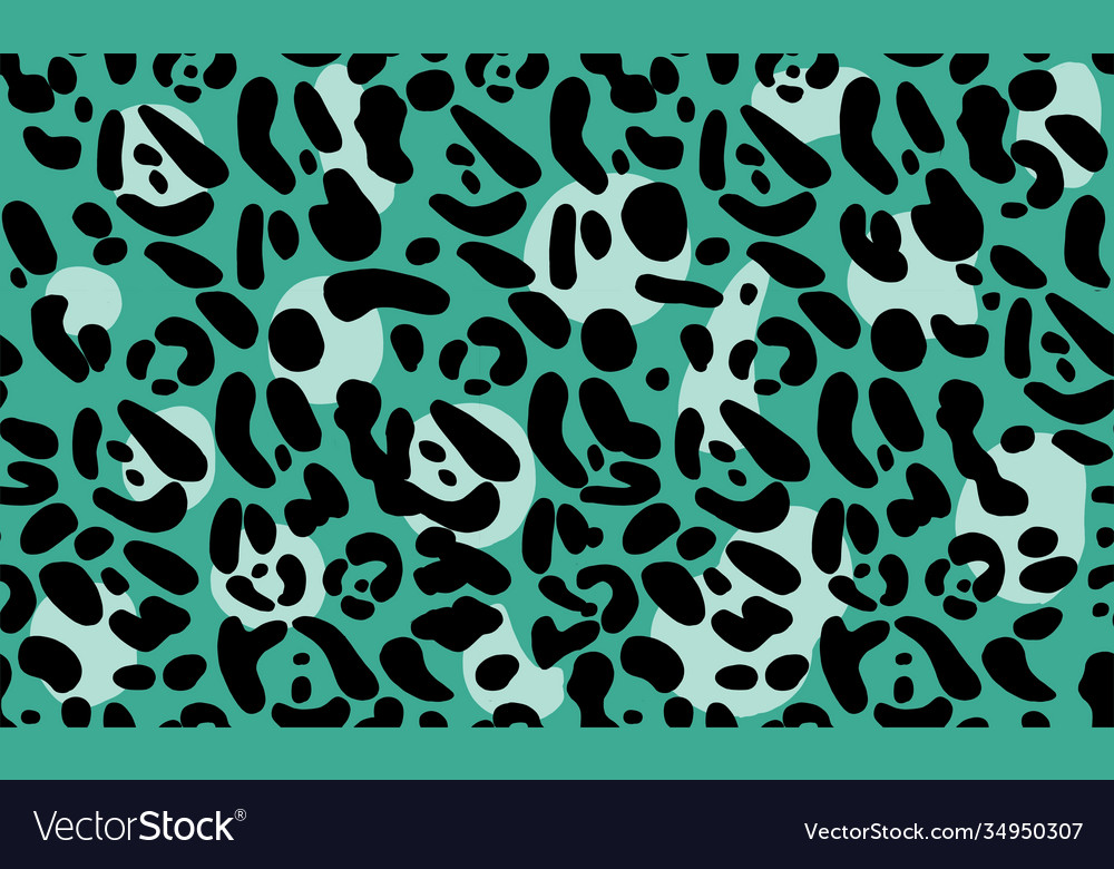 Seamless leopard pattern modern design Royalty Free Vector