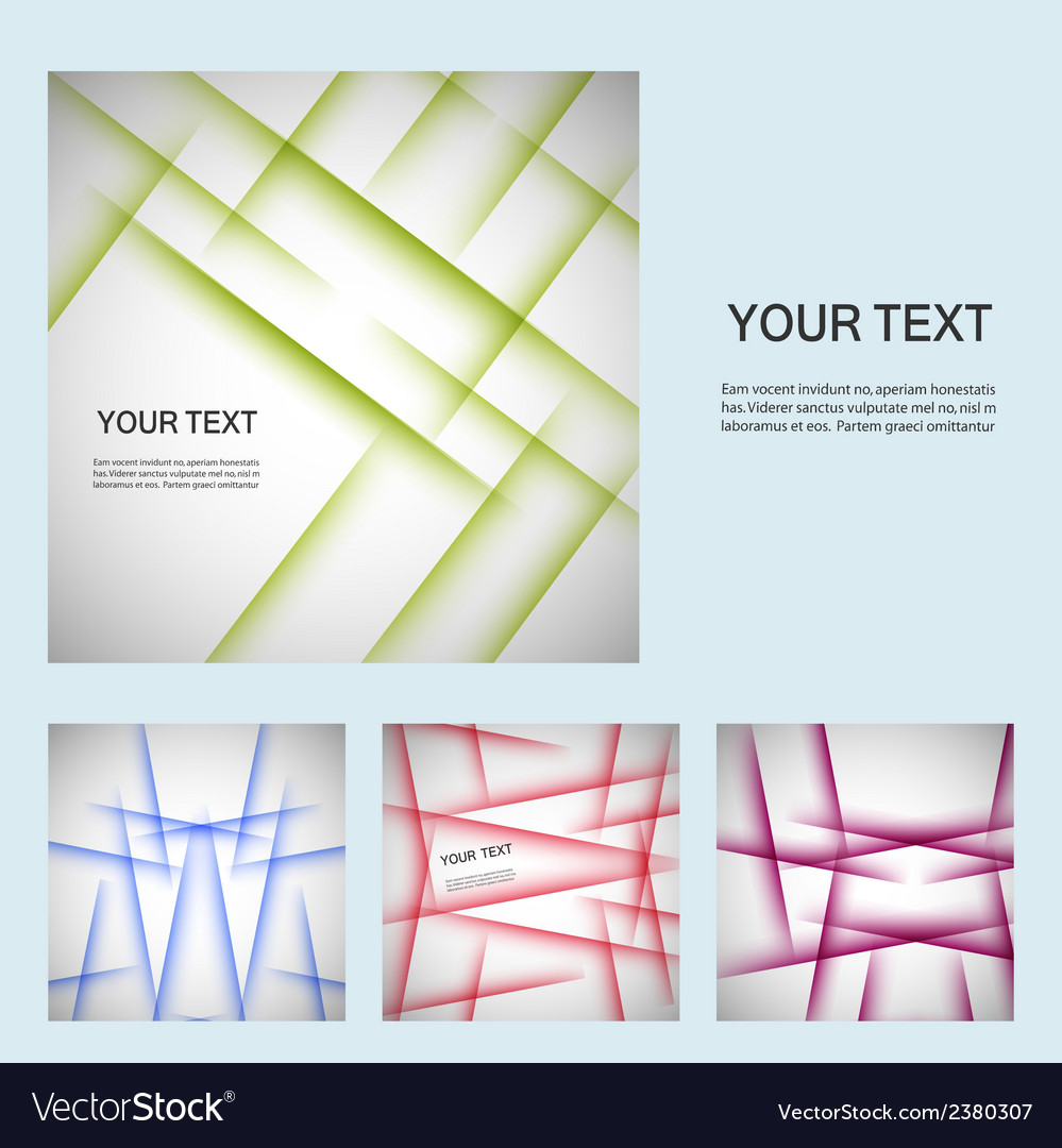 Set color line elements Royalty Free Vector Image