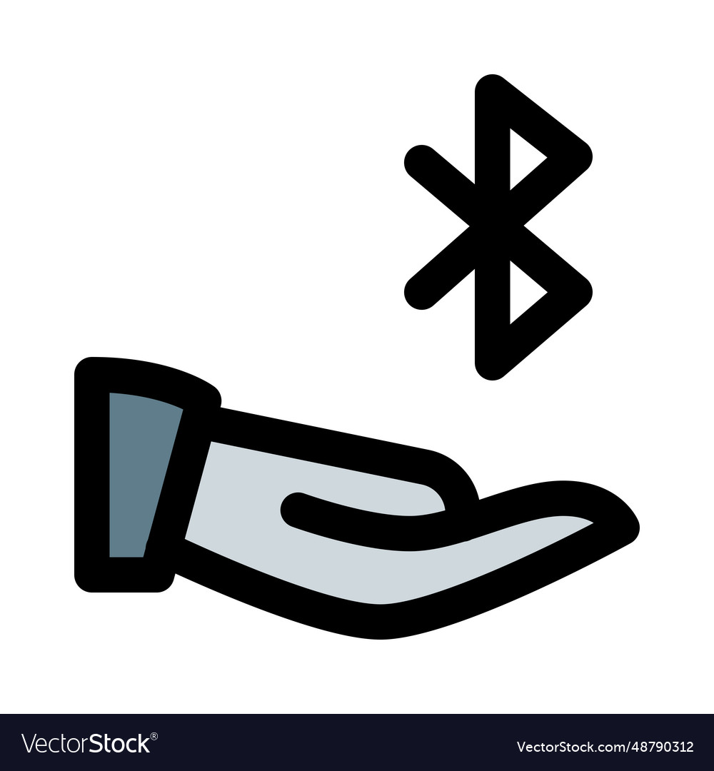 Bluetooth sharing information between devices Vector Image
