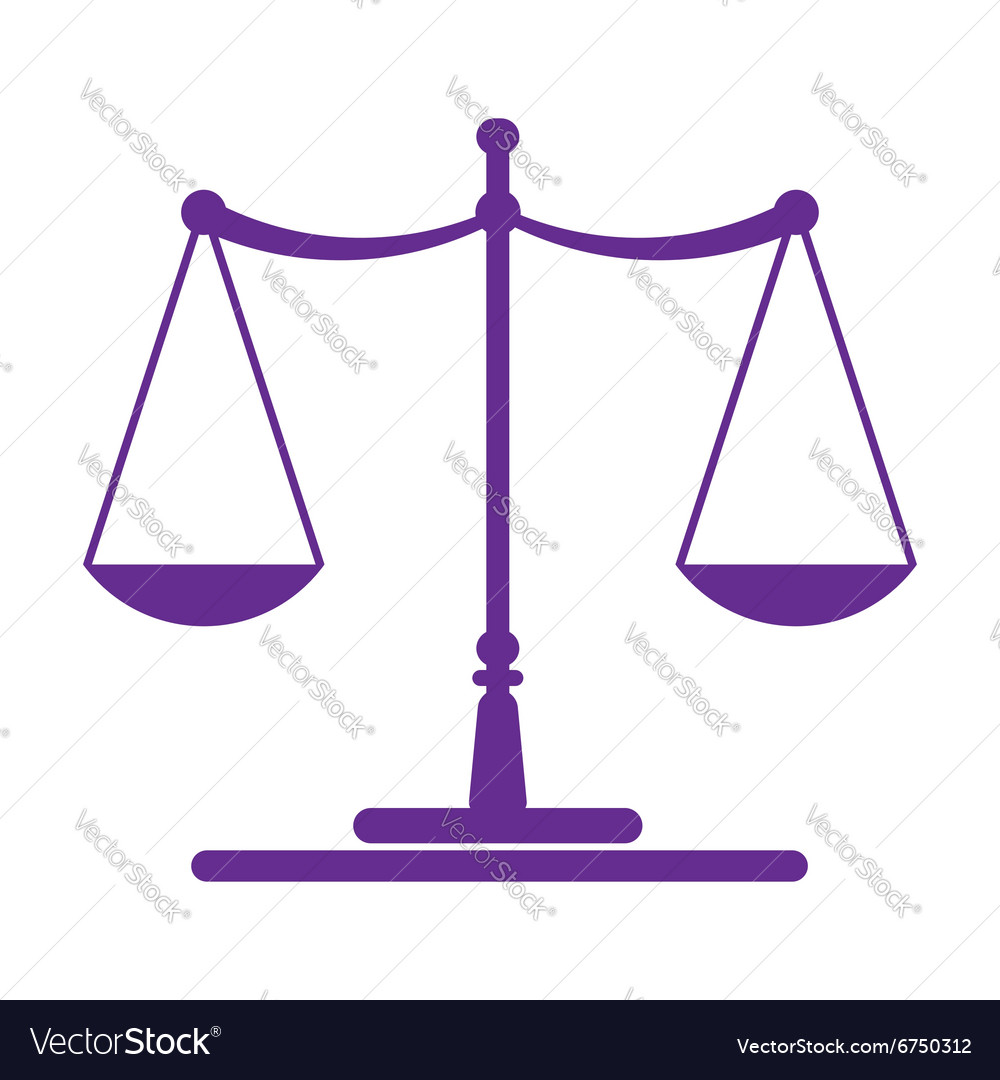 Scale wisdom Royalty Free Vector Image - VectorStock