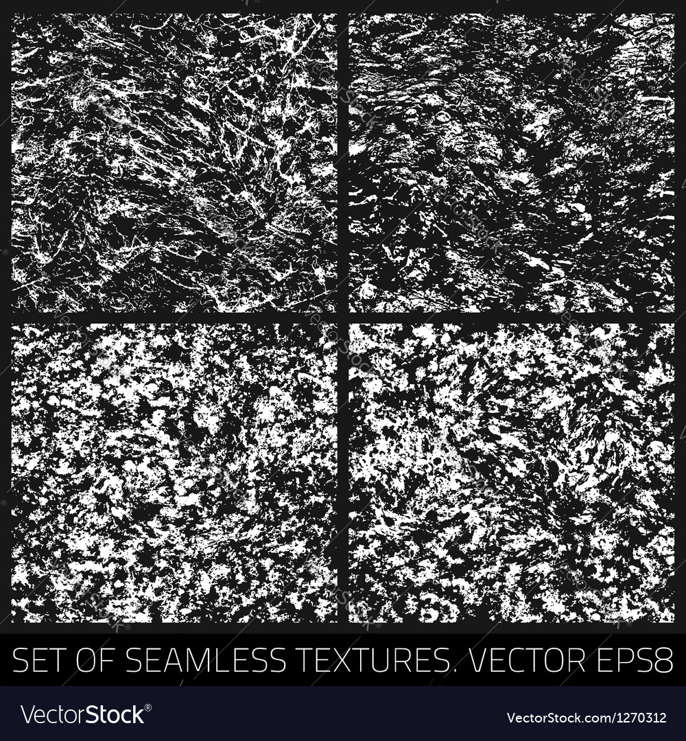 Set Of Seamless Textures Royalty Free Vector Image