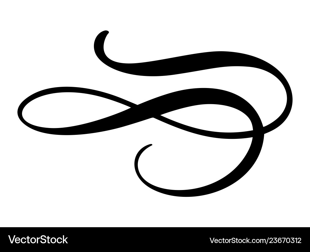 Vintage line elegant dividers Royalty Free Vector Image