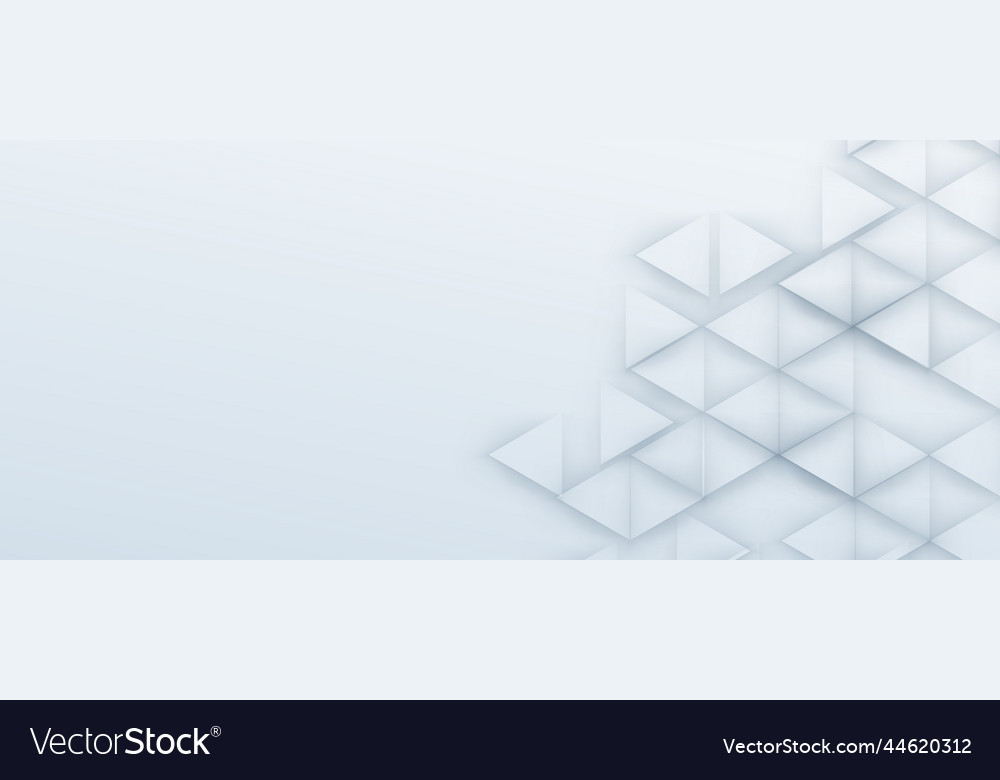 White triangles pattern background Royalty Free Vector Image