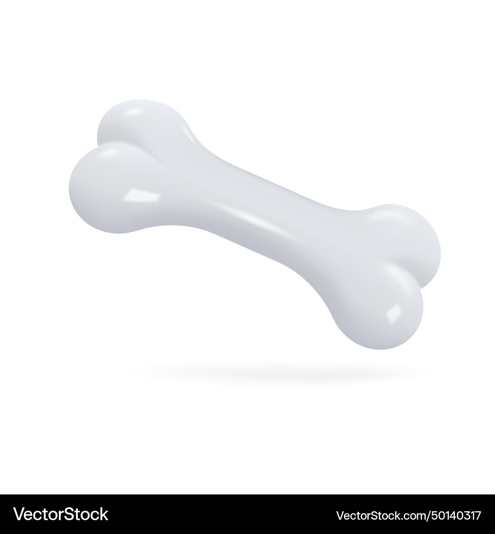 3d bones calcium dietary supplement product Vector Image