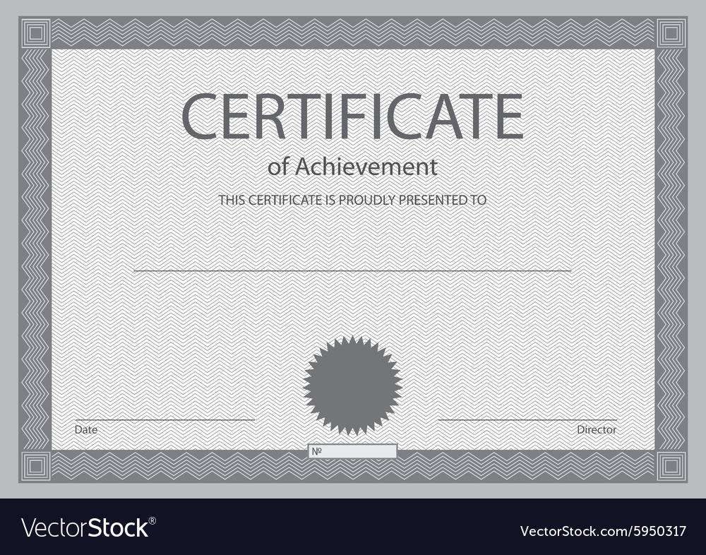 Certificate Royalty Free Vector Image - VectorStock