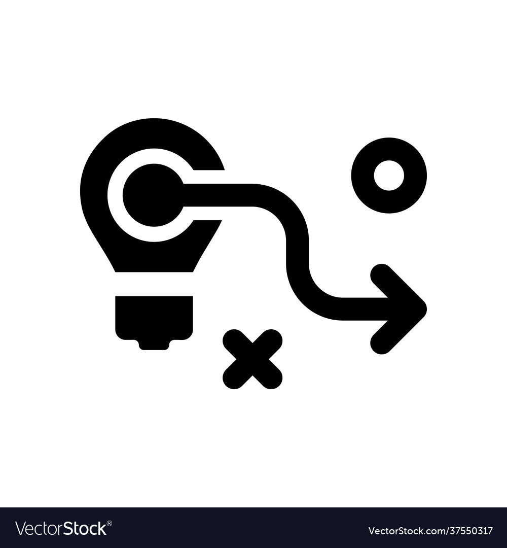 Creative plan icon Royalty Free Vector Image - VectorStock