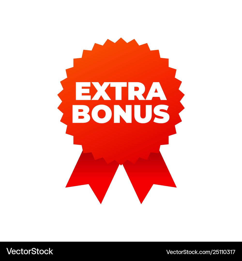 Red award medals symbol on white background extra Vector Image