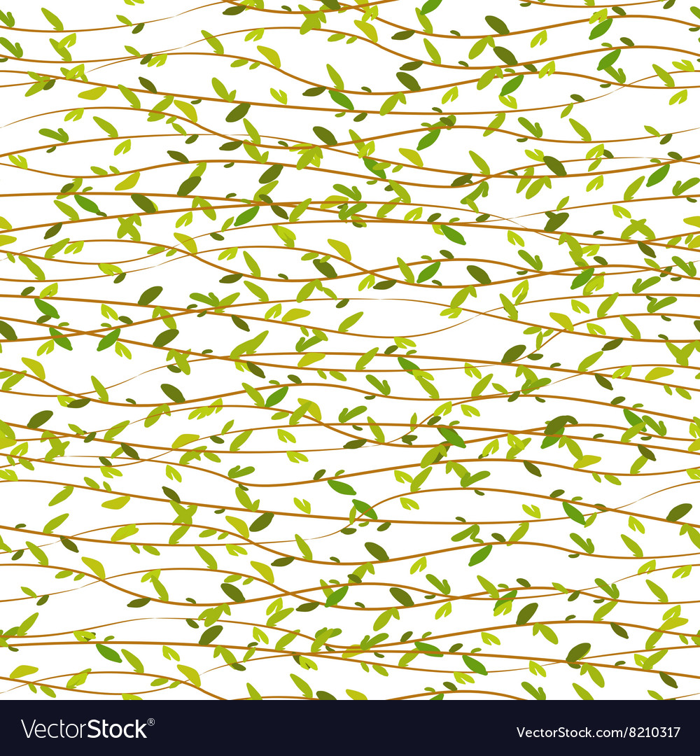 Spring twigs background Royalty Free Vector Image