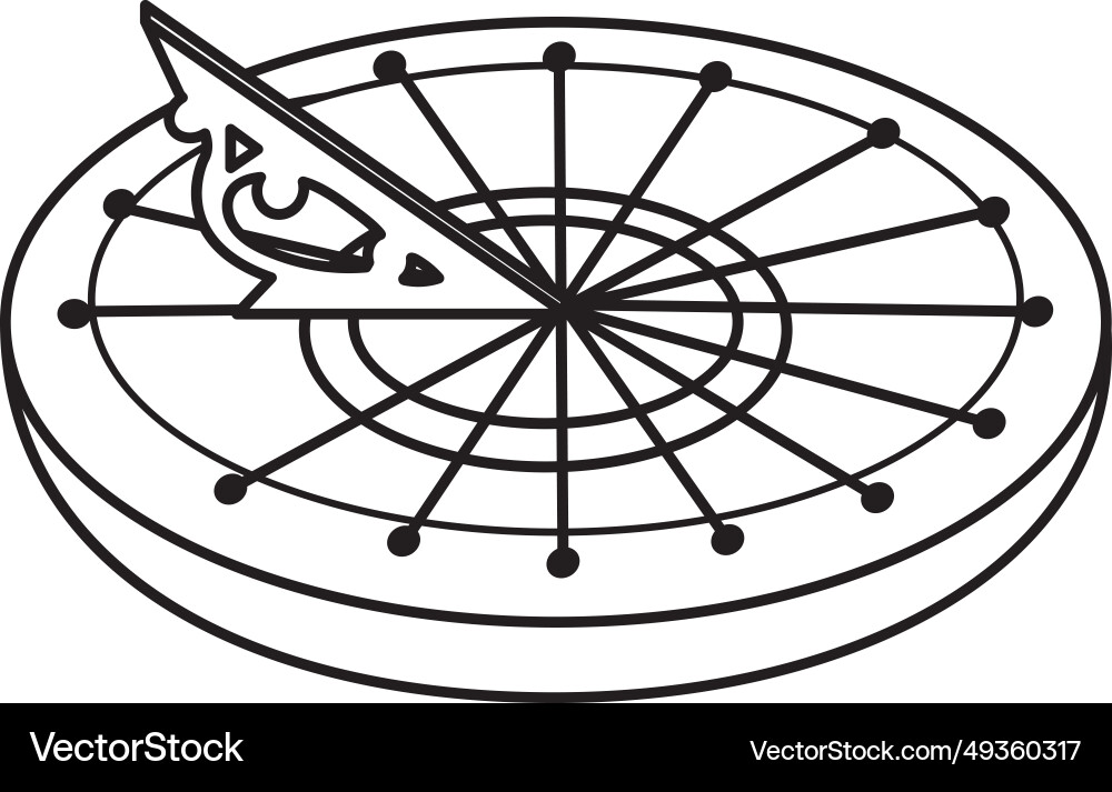 Vintage sun watch icon Royalty Free Vector Image