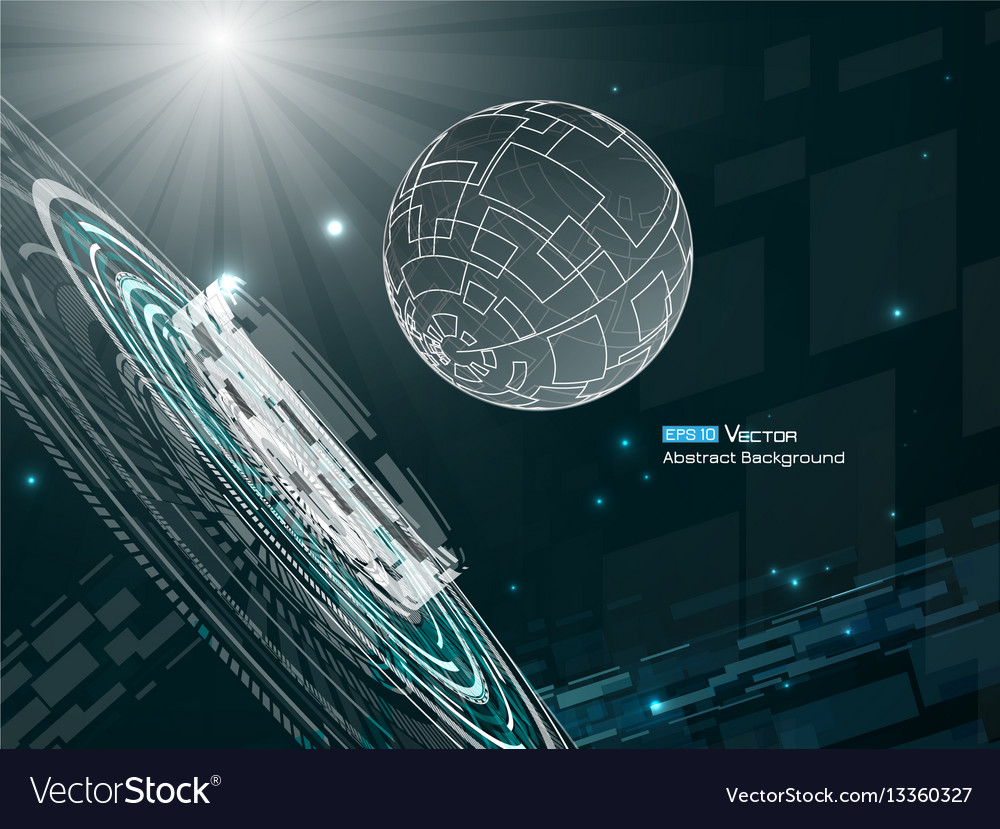 Abstract space background Royalty Free Vector Image