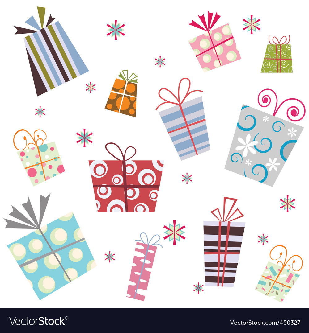 Gift background Royalty Free Vector Image - VectorStock