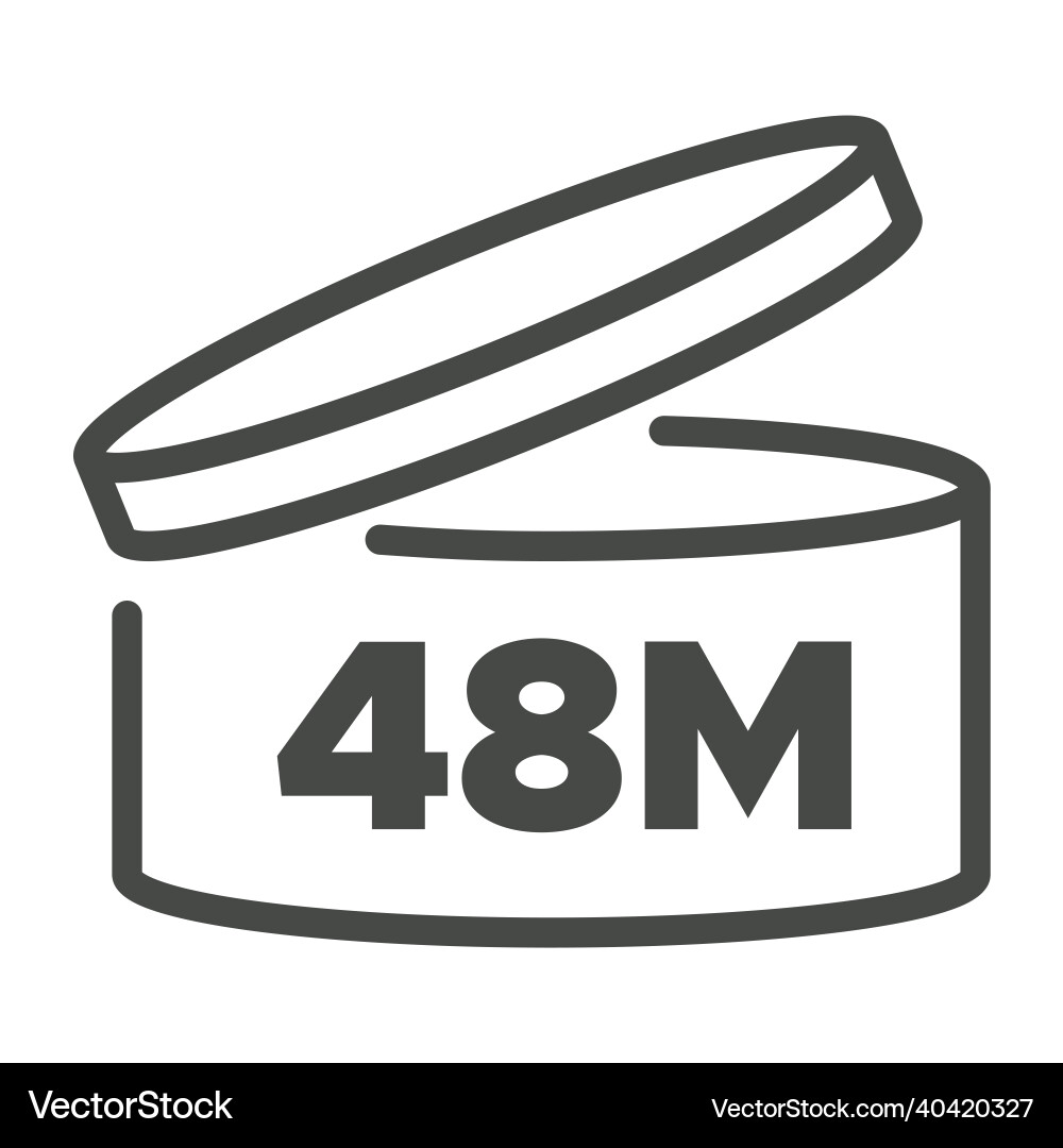Symbol period after opening icon Royalty Free Vector Image
