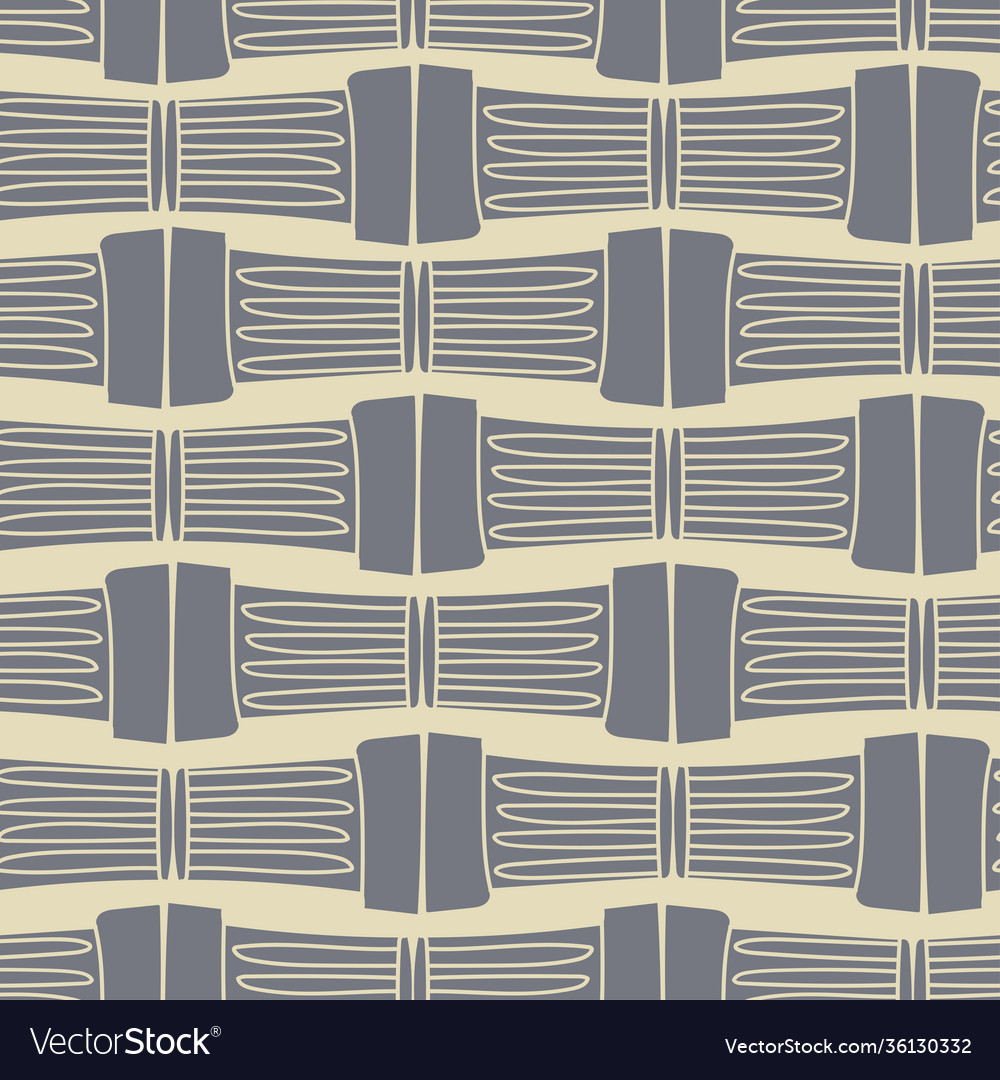 Abstract seamless pattern horizontal Royalty Free Vector