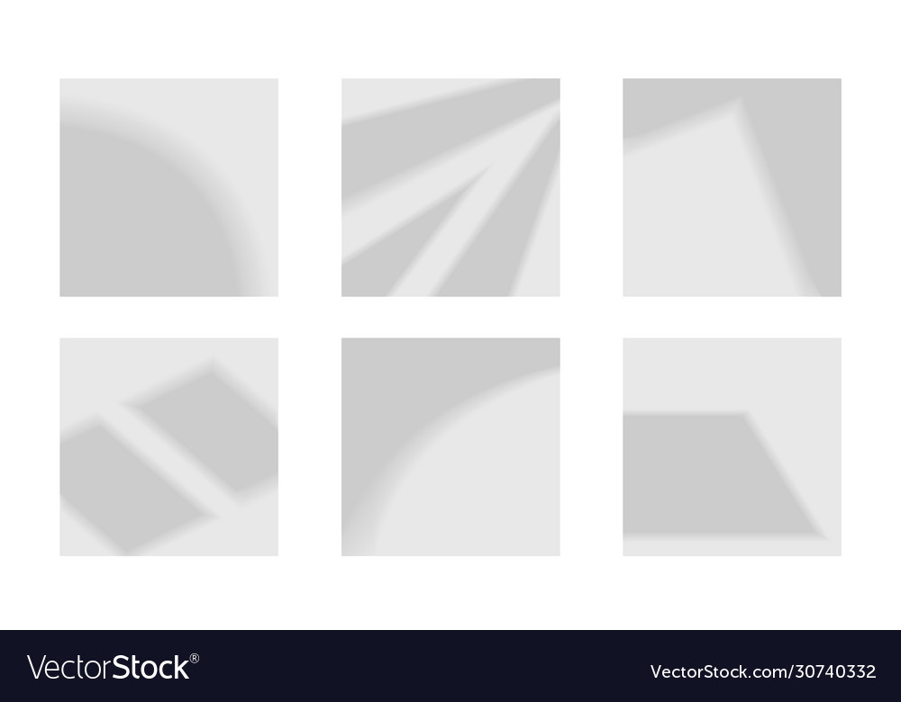 Overlay shadow effects and reflection light Vector Image