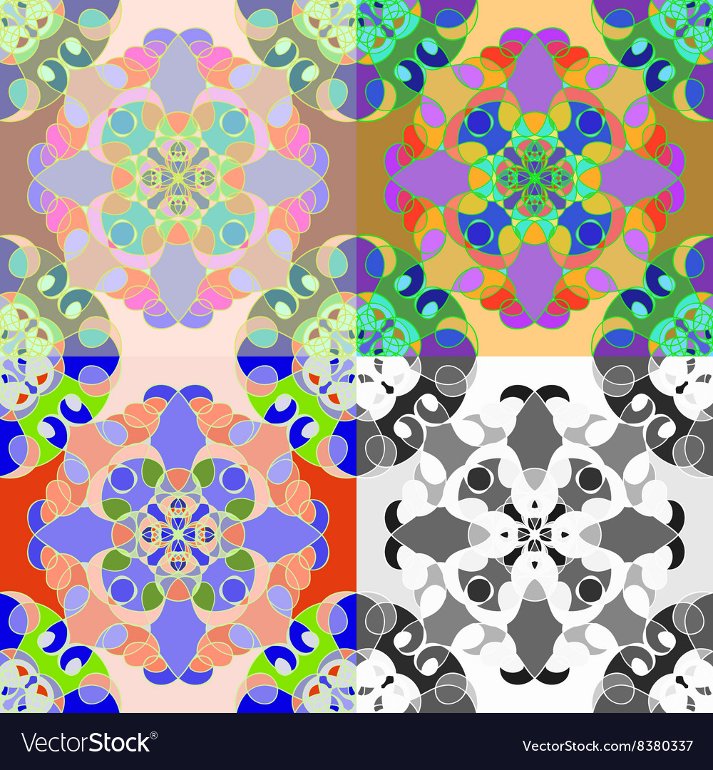 Colorful seamless tile pattern Royalty Free Vector Image
